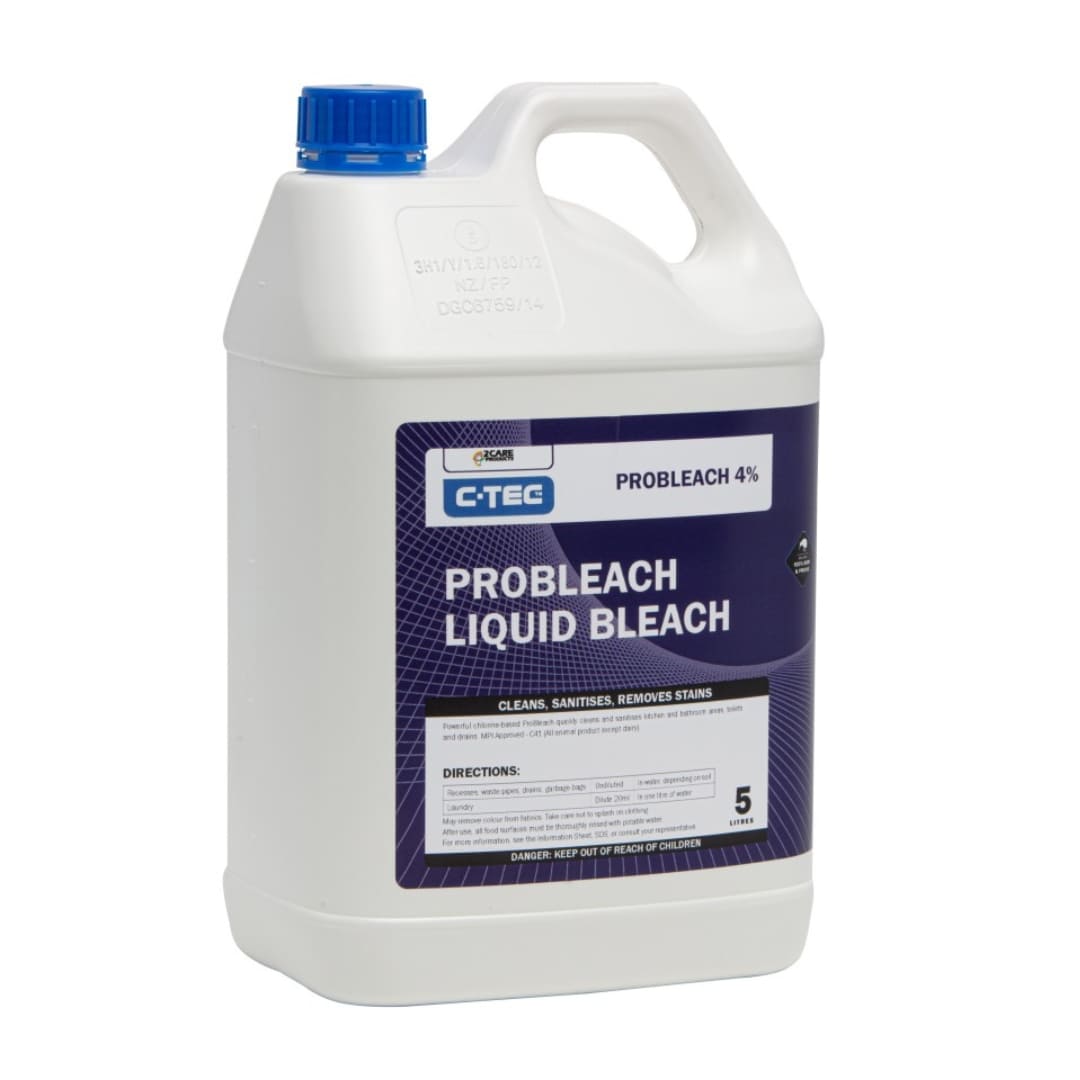 Shop C-TEC Probleach 4% Bleach 5L | Pure Clean Supplies
