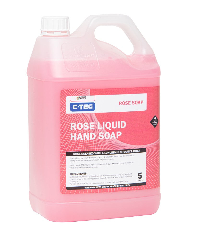 Order C-TEC Rose Hand Soap Liquid | Pure Clean Supplies
