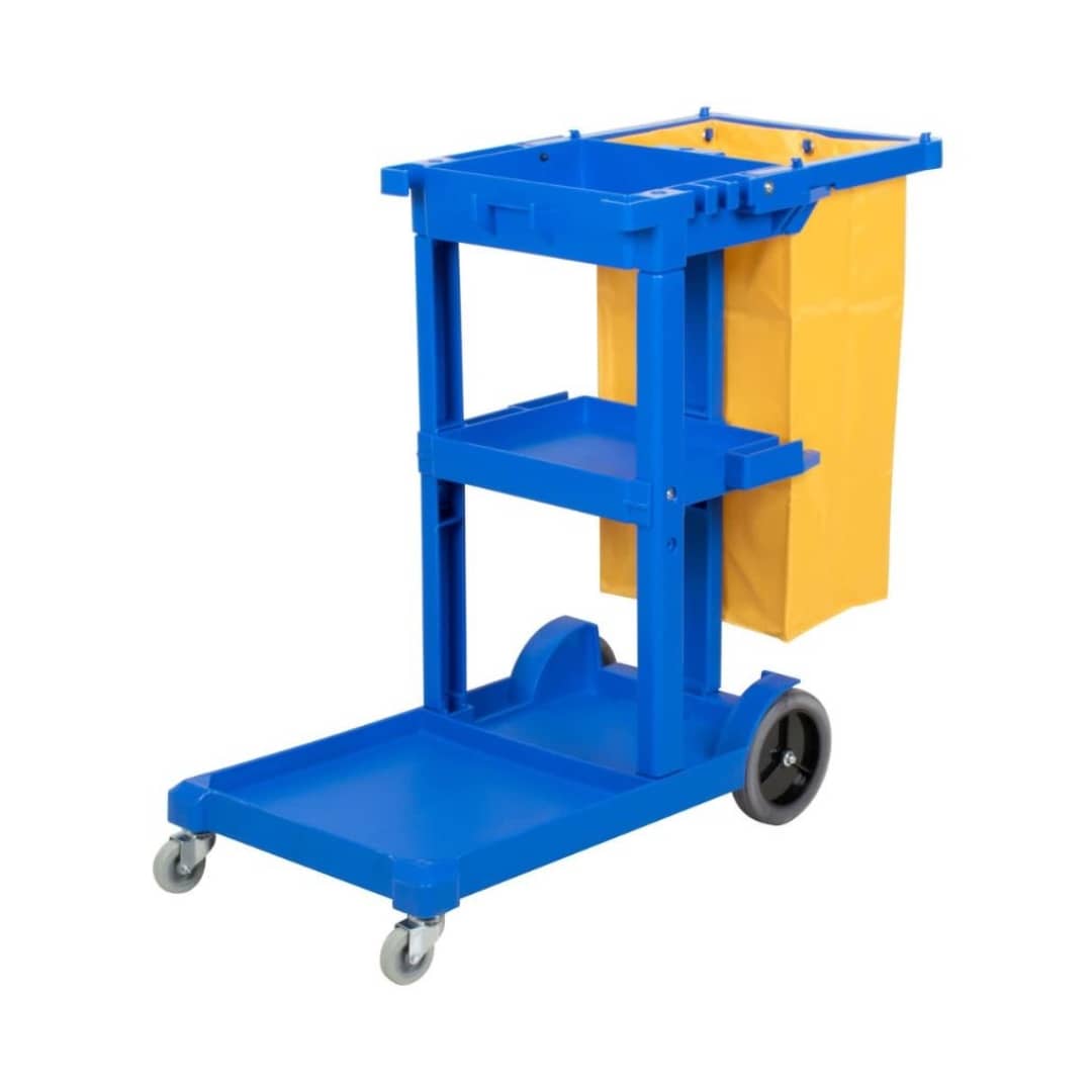 Filta Janitor Cart - Blue, 3 Tier | Pure Clean Supplies