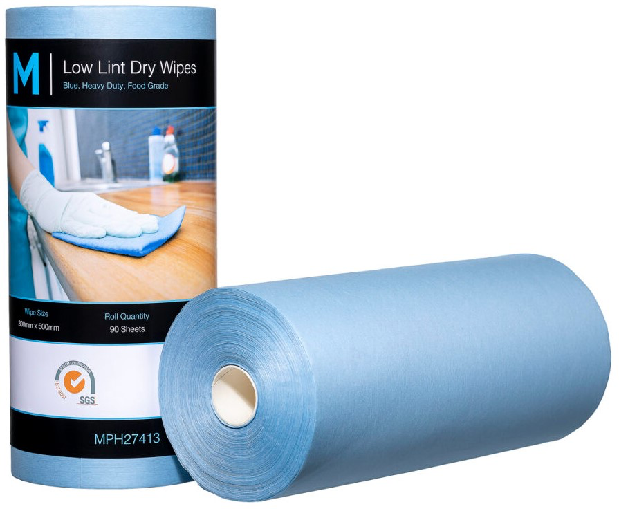 Low Lint Dry Wipes | 90 Sheets | Pure Clean Supplies