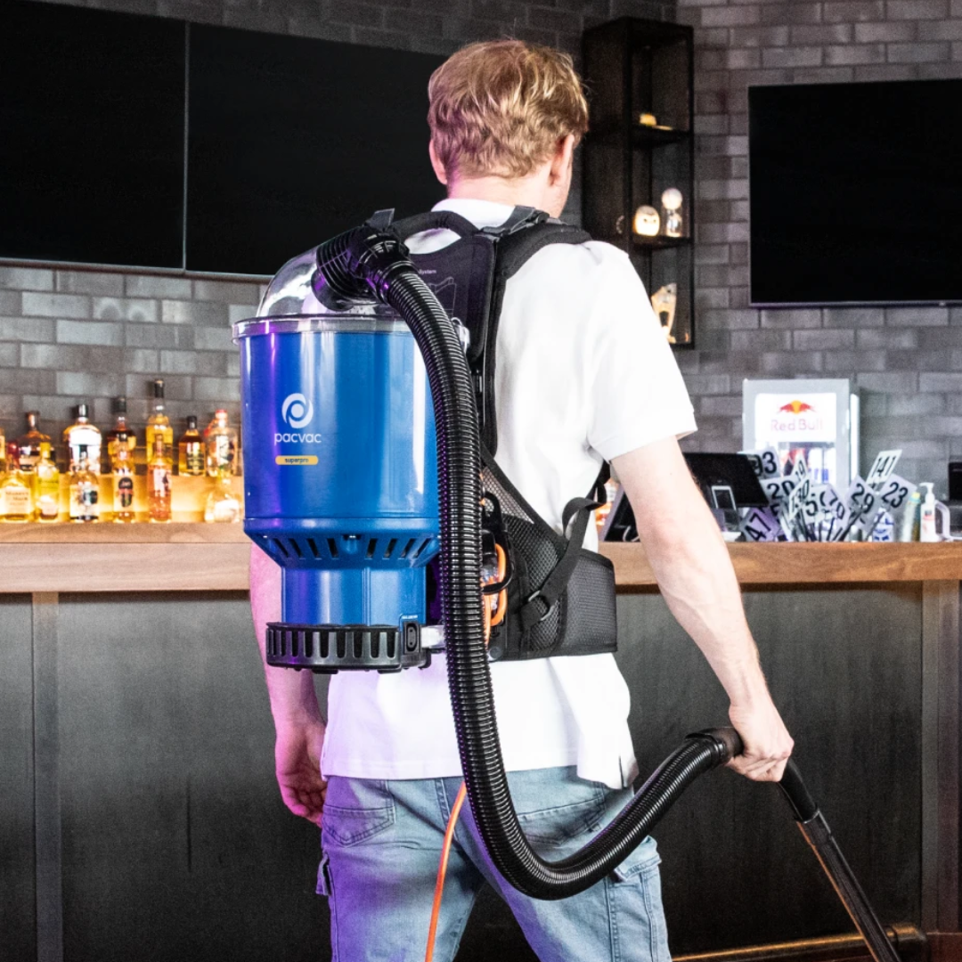 Pacvac Superpro 700 Backpack Vacuum Blue | Pure Clean Supplies