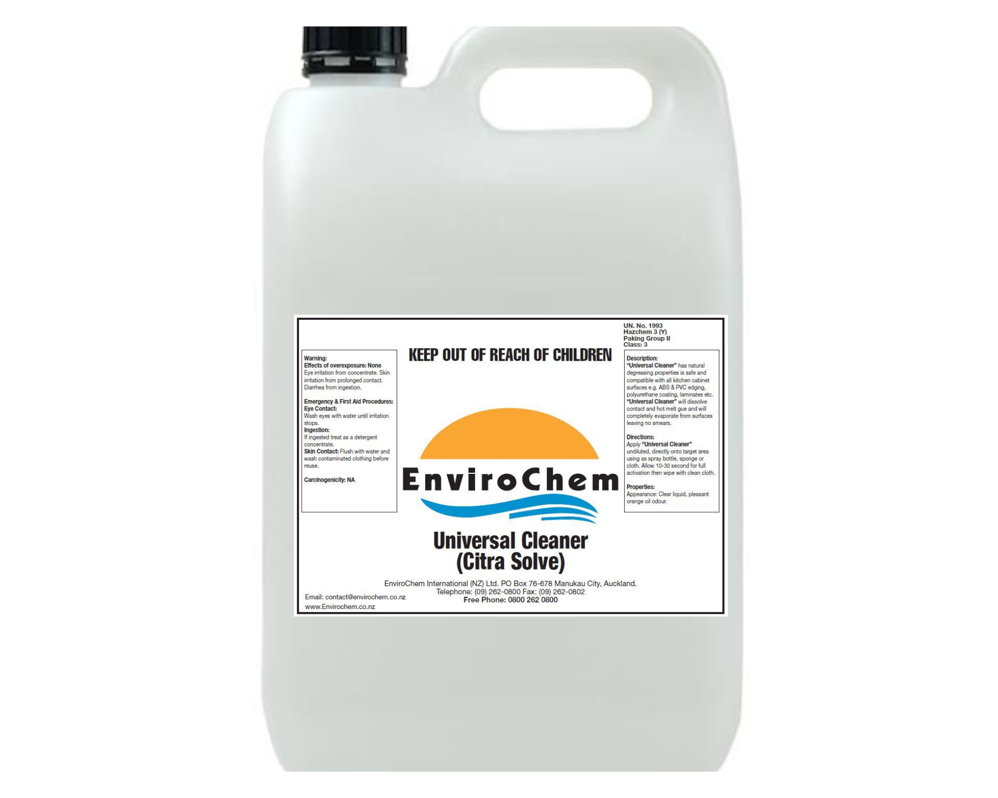 EnviroChem UNIVERSAL CLEANER (CITRA SOLVE) – Natural Degreaser & Clean ...